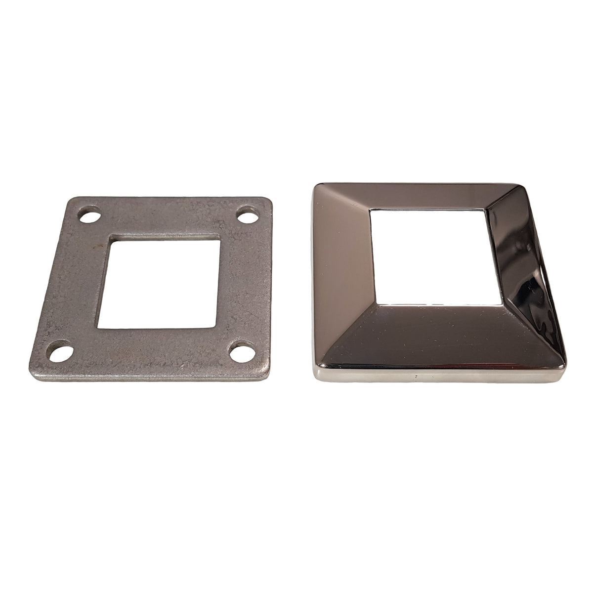 38mm Square Base Plate W/Cover | Stainless Steel Fittings – Stainless ...